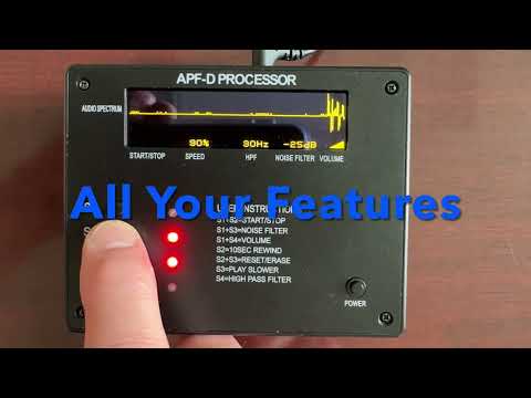 APF-D Processor AM/FM Radio Playback Basic Kit DOES NOT INCLUDE SPEAKE – OZParaTech